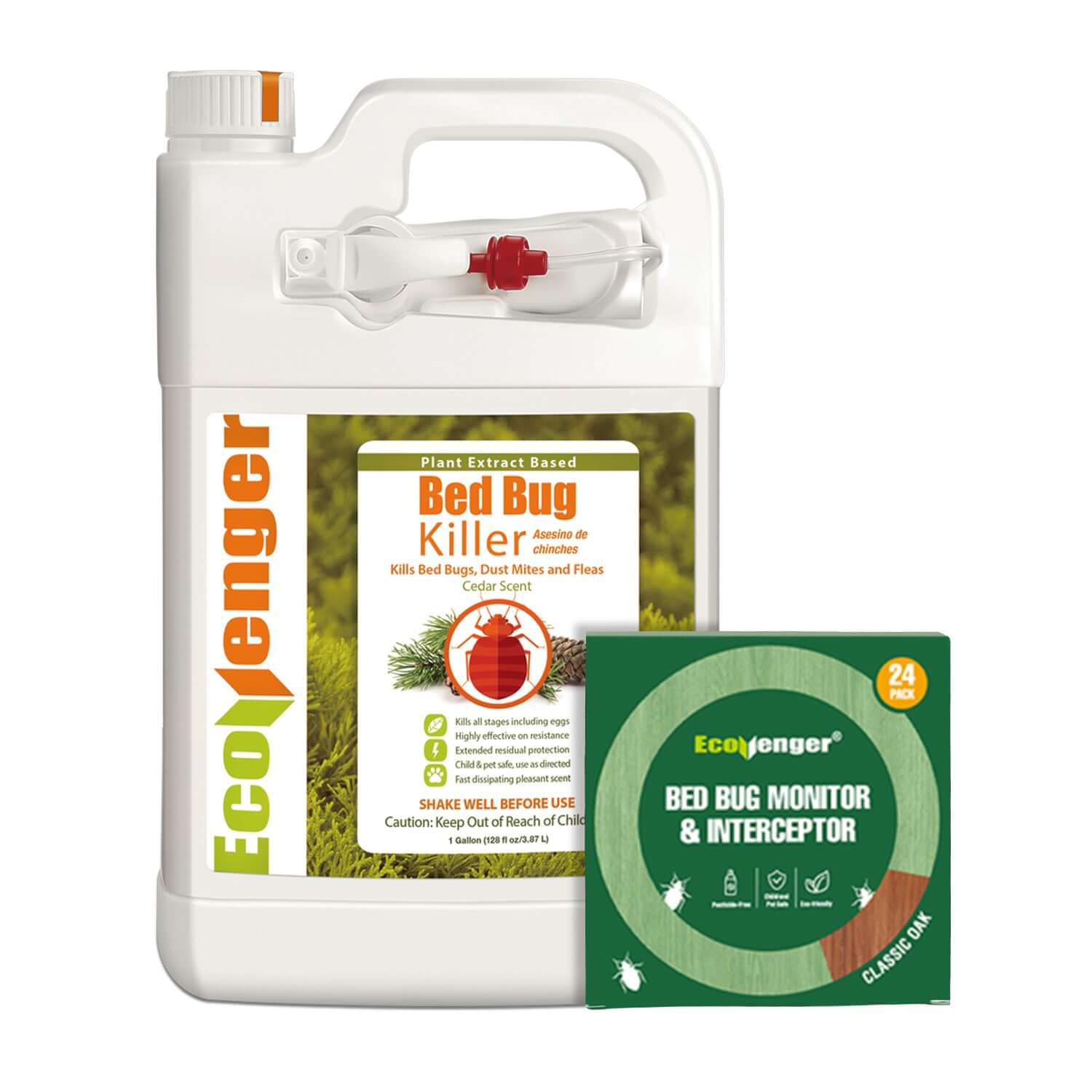 EcoVenger Bed Bug Killer 1 Gallon Remote Sprayer and Monitor ...
