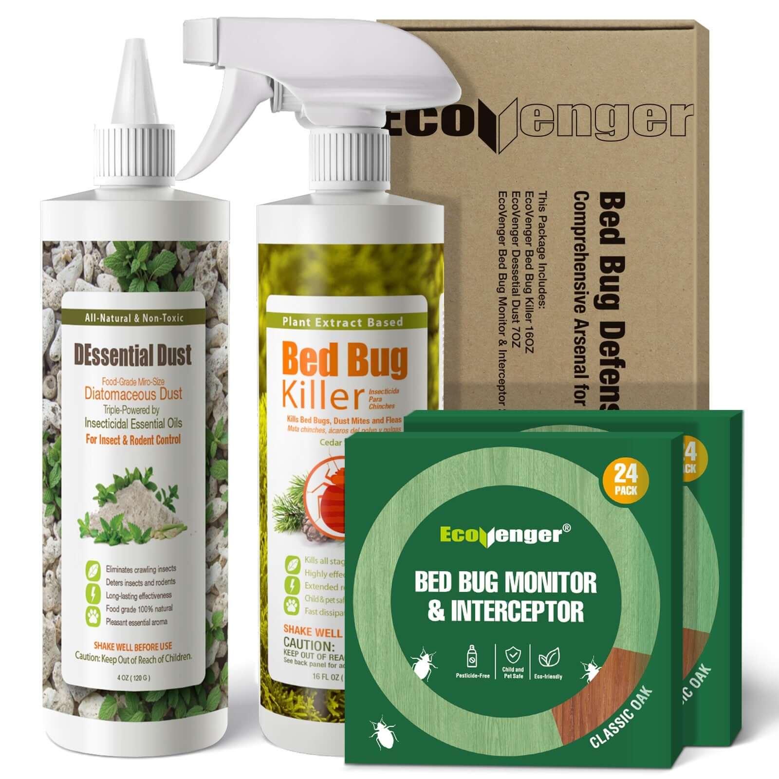 Ecovenger Bed Bug Killer 16 oz and Bed Bug Control Kit – EcoVenger